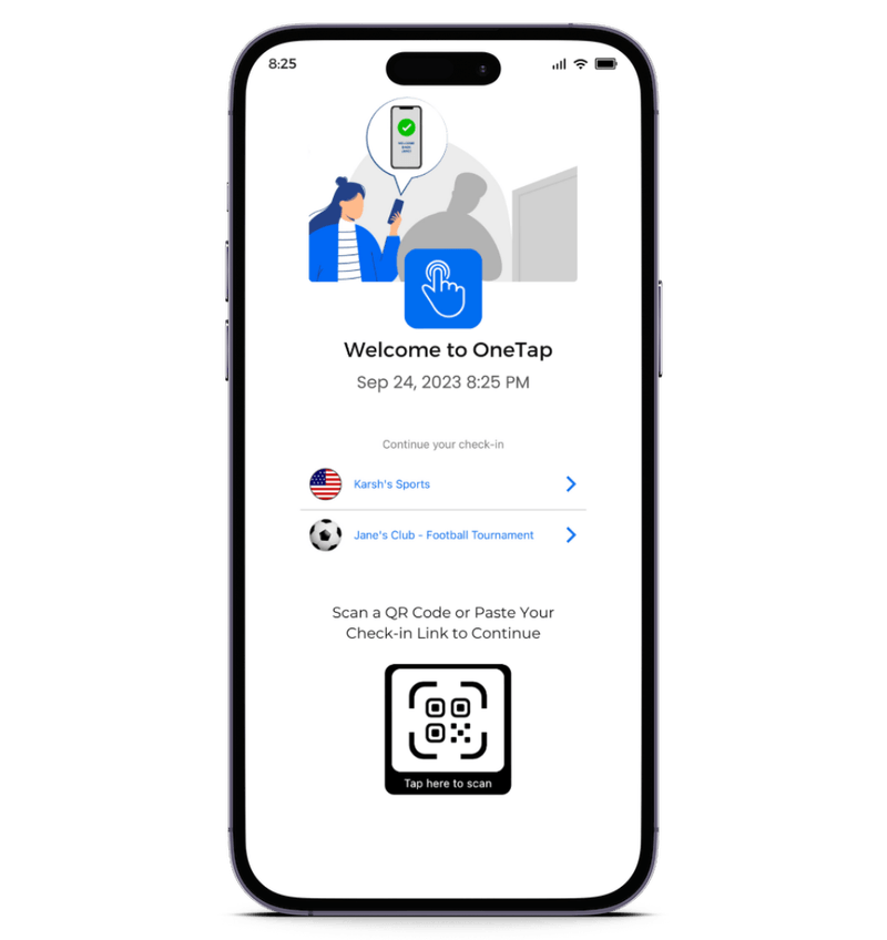 How it Works | OneTap Check-in App