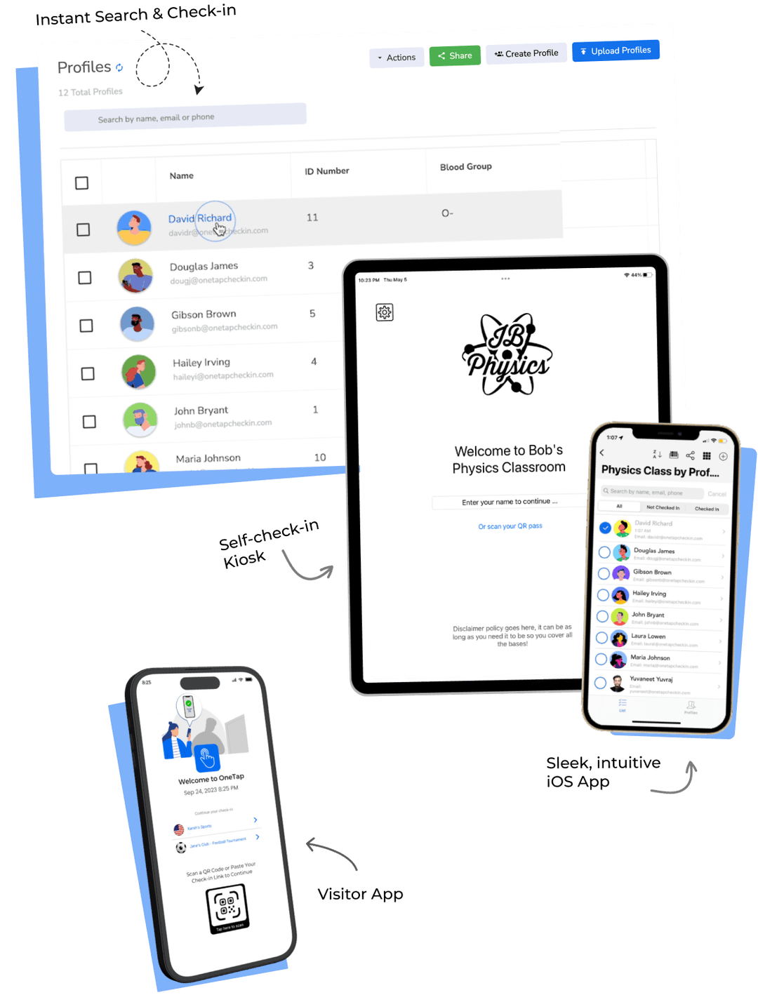 How it Works | OneTap Check-in App