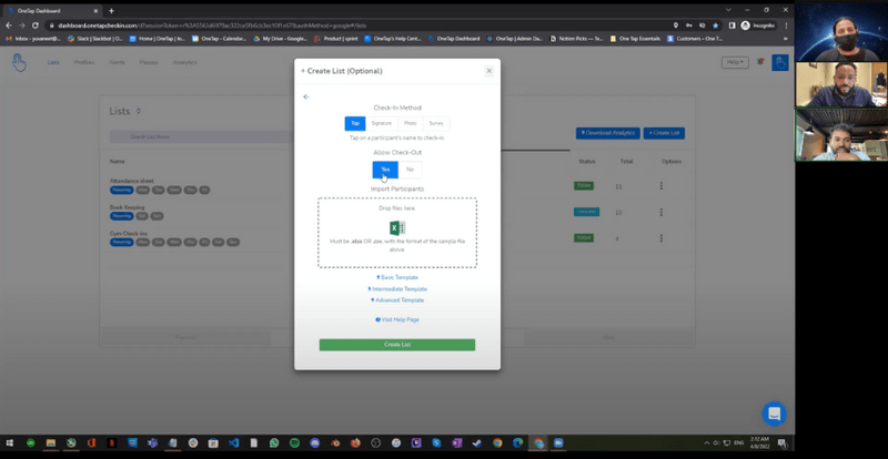 How it Works | OneTap Check-in App