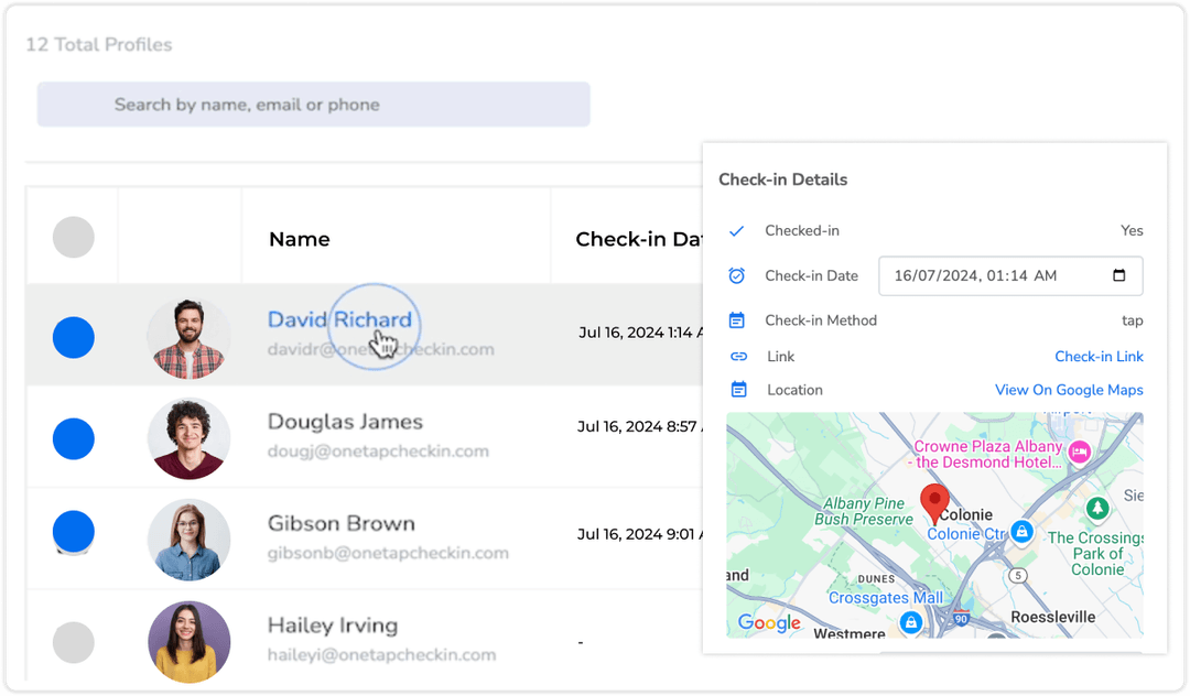 Free Attendance Tracker App | OneTap Check-In