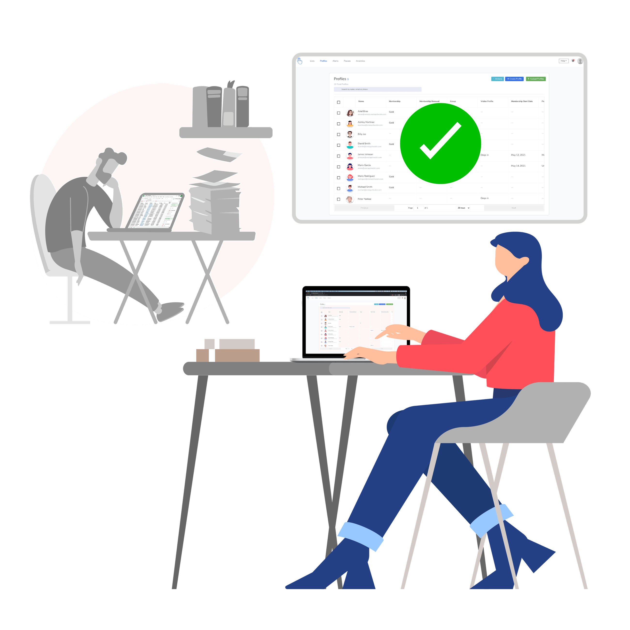 How it Works | OneTap Check-in App