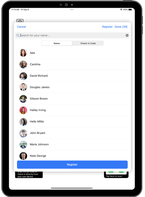 Track Attendance with Self Check-in Kiosk | OneTap