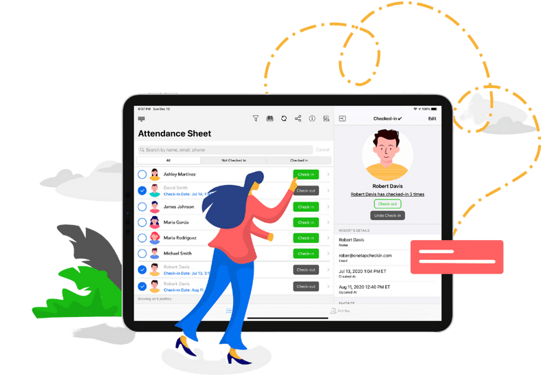 Checkin and Attendance tracking app | OneTap