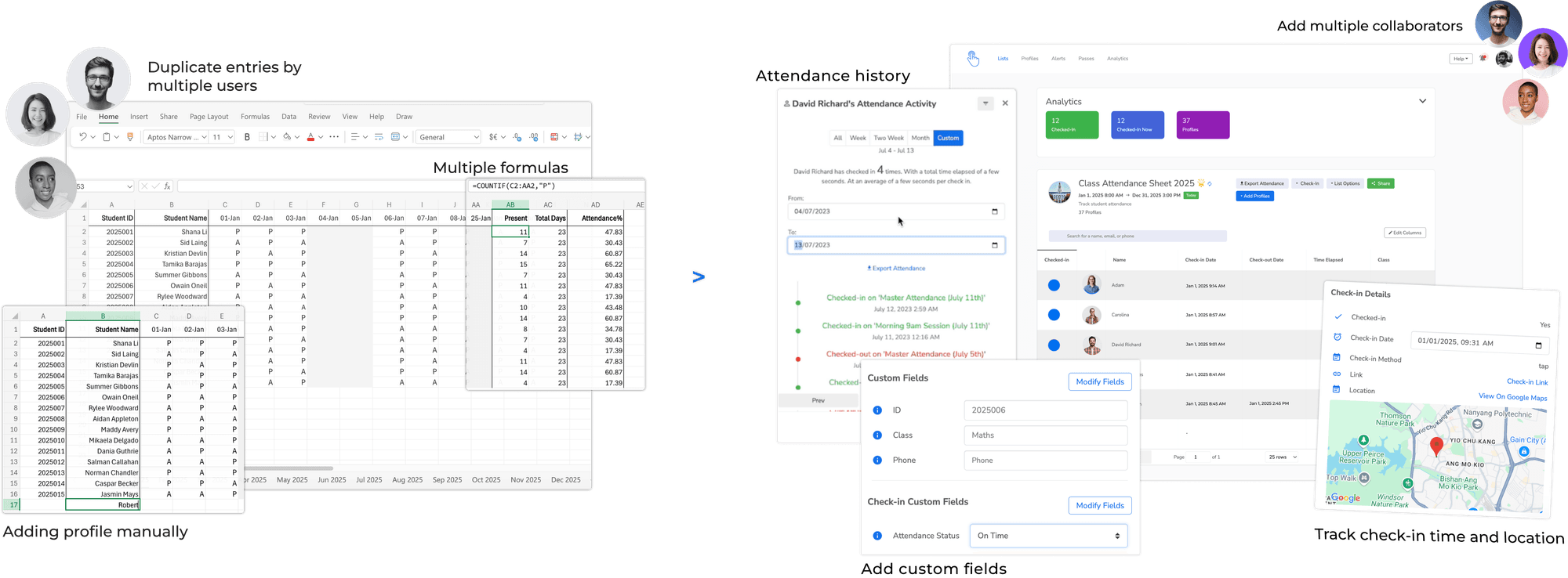 OneTap vs Excel Attendance Tracker: Save Hours on Manual Reporting