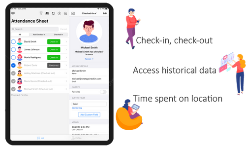 OneTap - Digital check-in and contactless attendance tracking app