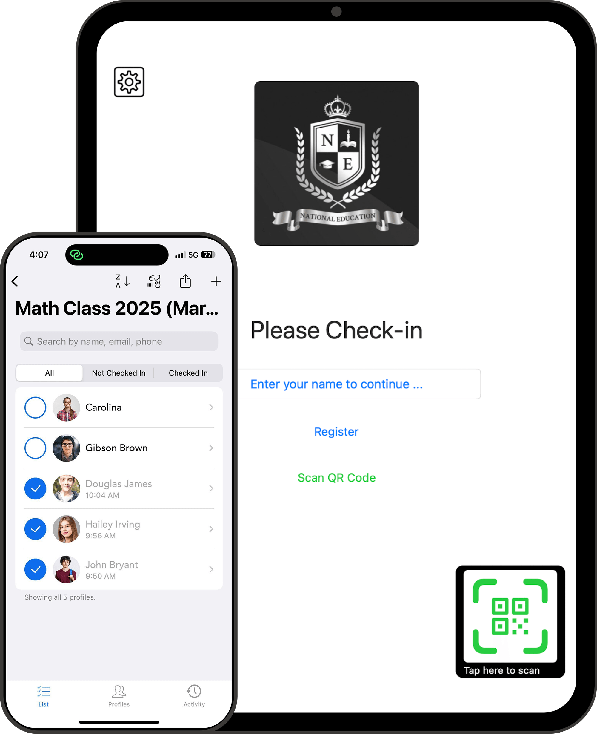Easy Classroom Check-in App for Schools | Students Loves OneTap
